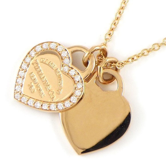 Tiffany & Co. | Jewelry | Tiffany Return To Tiffany Mini Double Heart ...